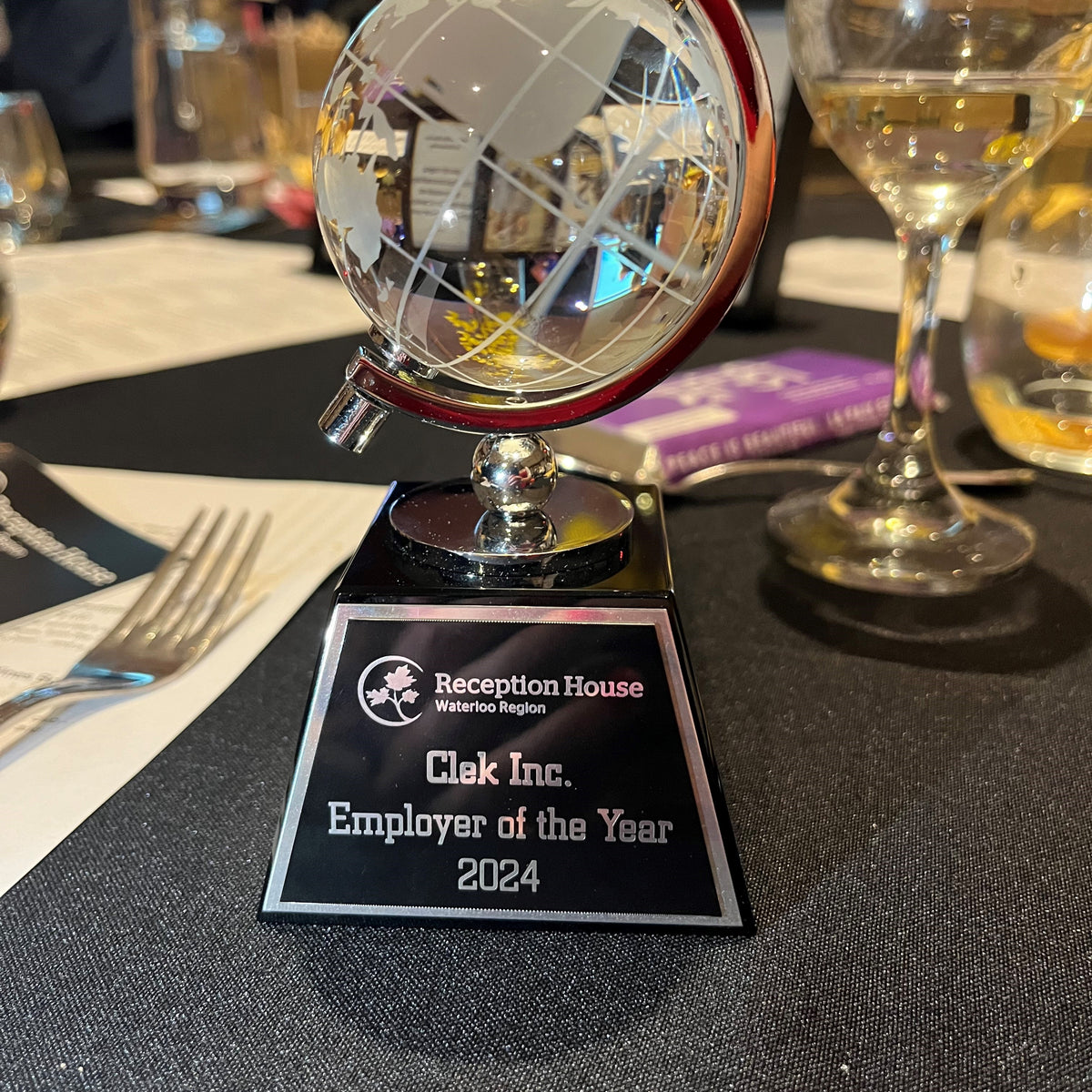 Clek Named “Employer of the Year” by Reception House! – Clek Canada